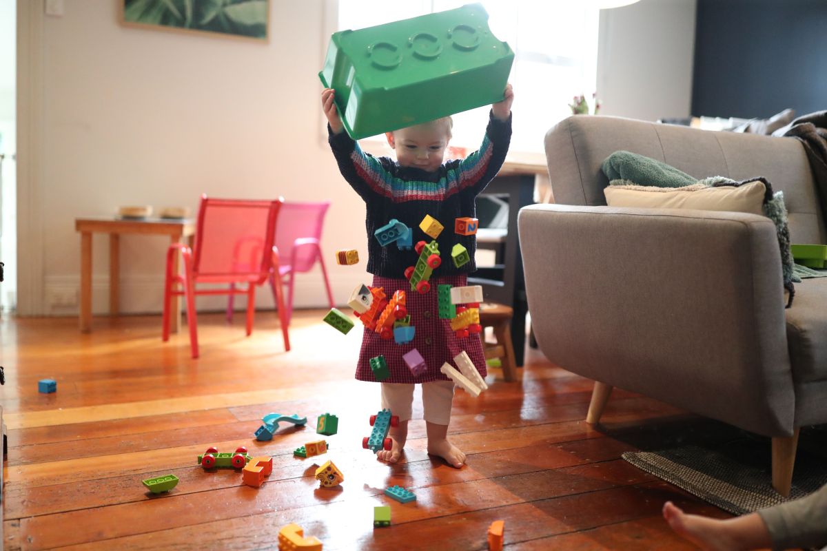 Why do toddlers always knock things over?